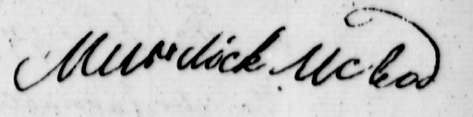 Murdoch Mordecai McLeod 1765-1847 and Rachel Terry McLeod 1769 – 1848 ...